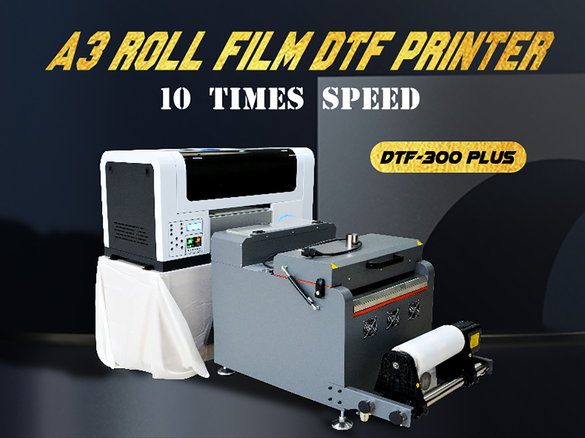 Desktop A3/A4 Fast Printing Roll-To-Roll 300mm Width PET Film DTF ...